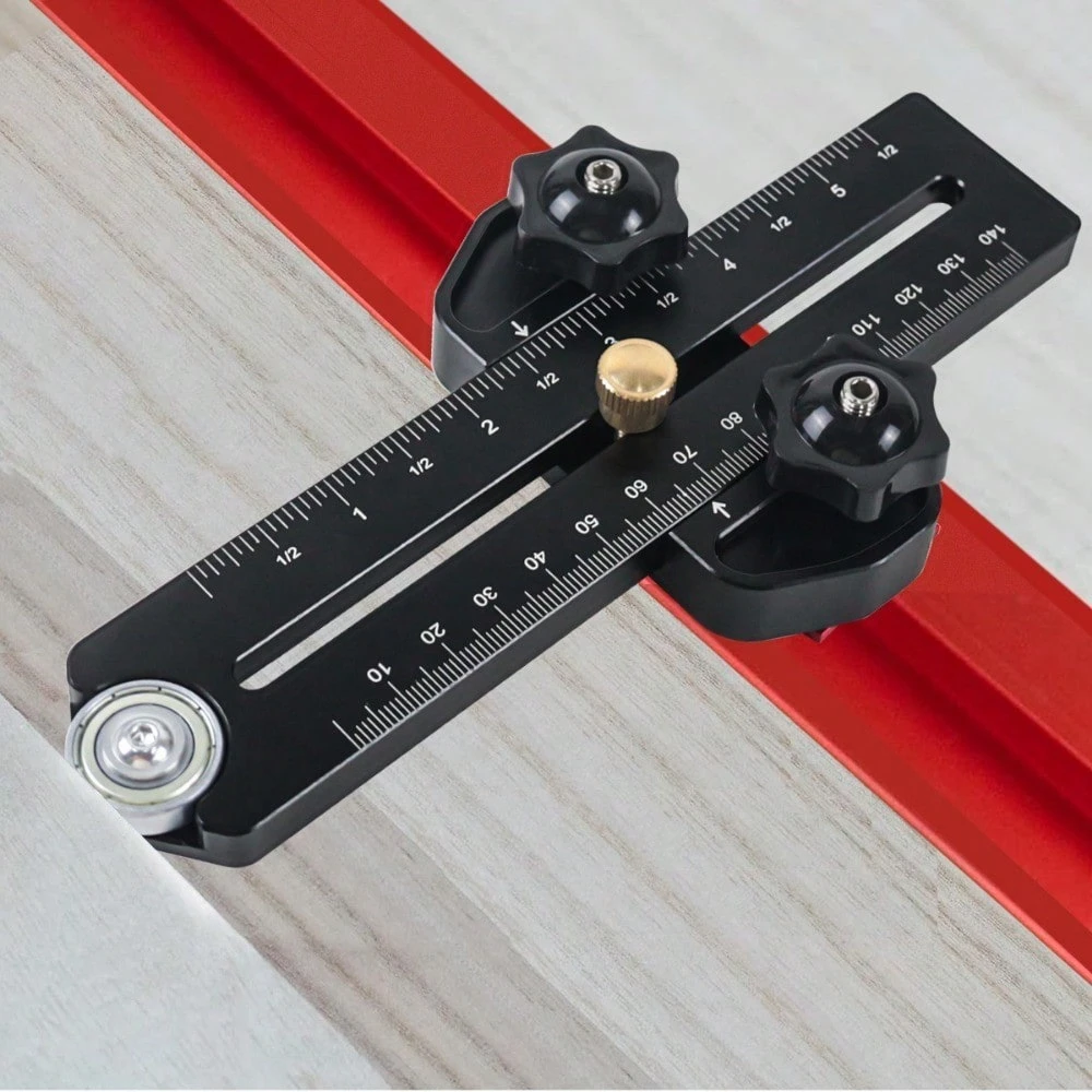 Black Limiting Stop Block, Durable Thin Slicing Fixture For Table Saw ...