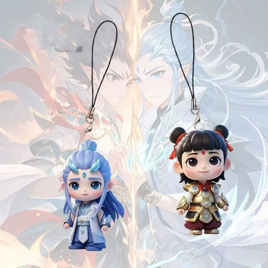 Nezha 2 Lotus Biscuit CP Phone Pendant, Cartoon Anime High Quality ...