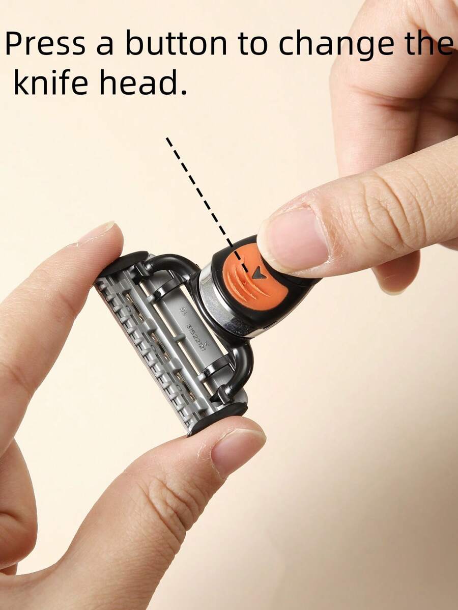 Men's And Women's Manual Safety Razor Shaving Razor With 5-Layer ...