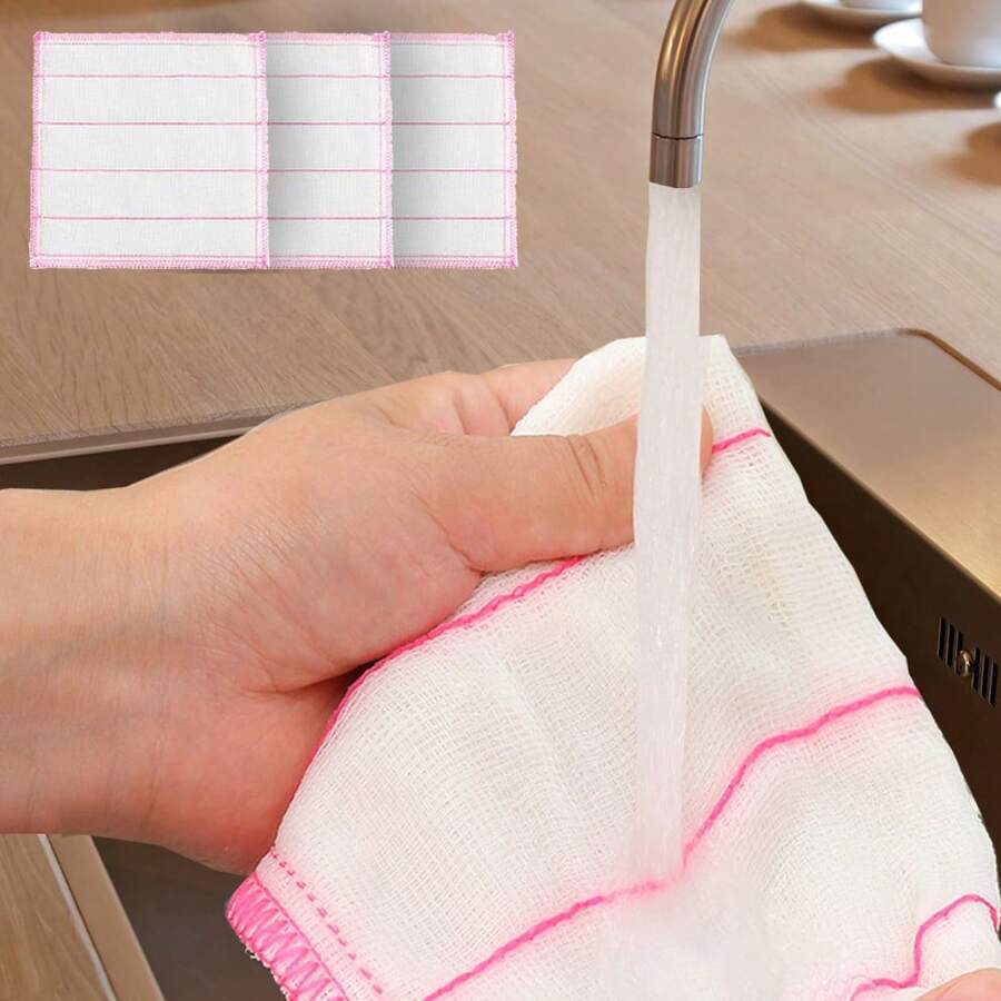 5pcs Thicker Kitchen Cleaning Cloth, Dish Towel, Non-Stick Oil ...
