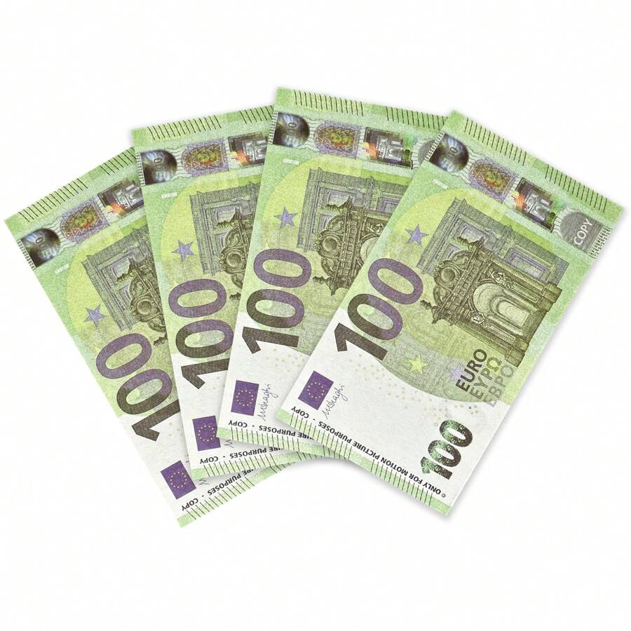 20PCS 11*6.15cm Copy € 100 Denomination,Fake Euro Prop Paper,20PCS New ...