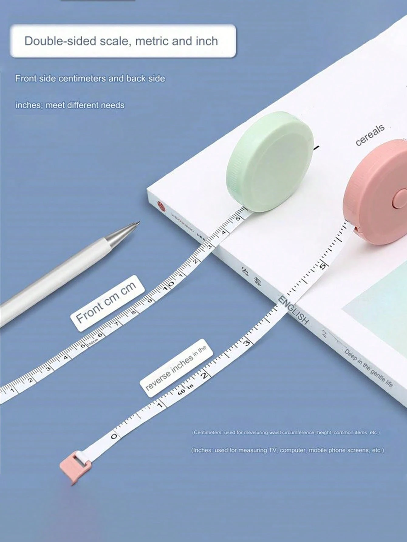 1pc Diamond Series, Diamond Measuring Tape, Cute Mini Retractable ...