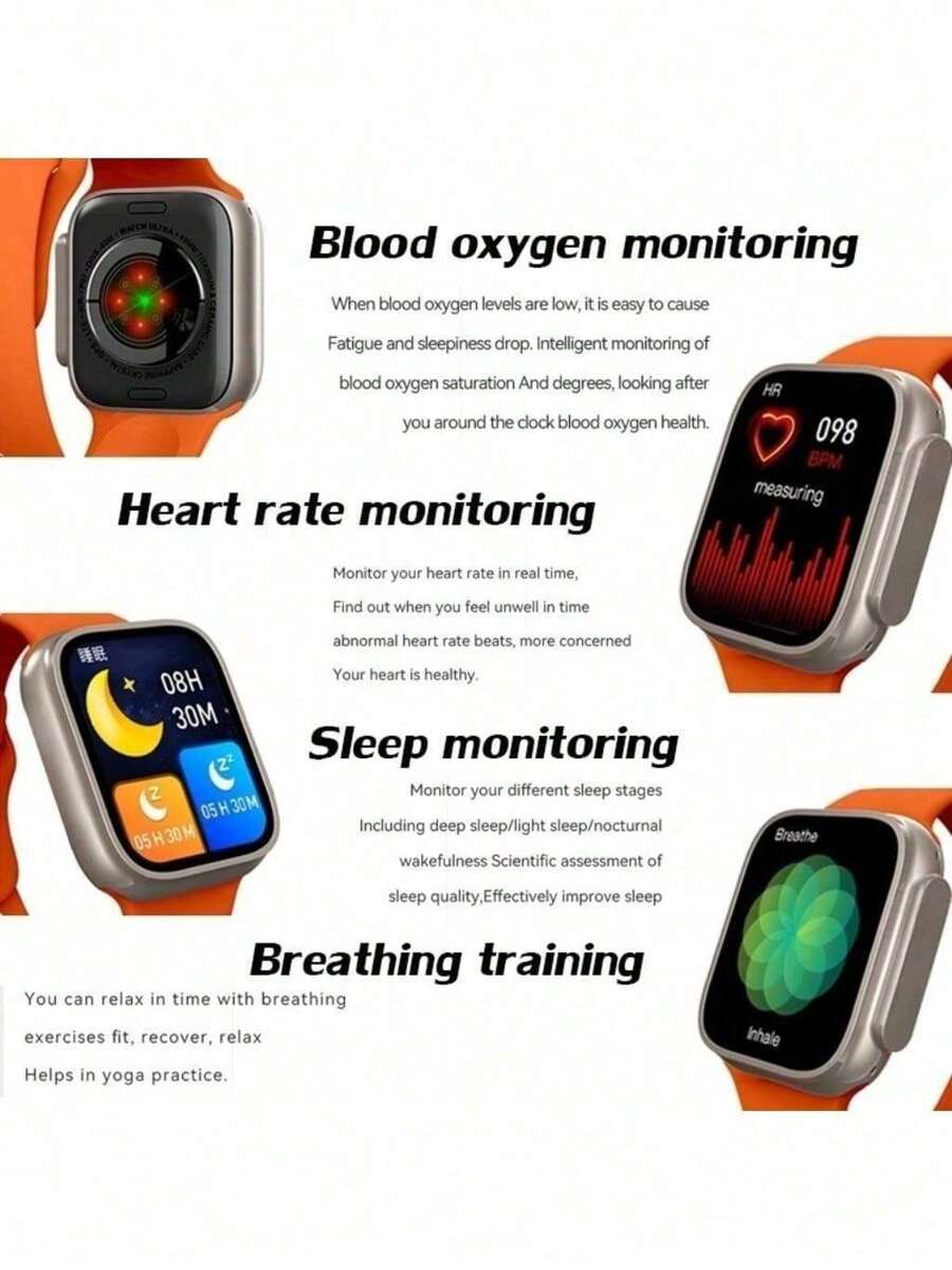 T900 Ultra2 Smartwatch Relógio Inteligente De Resposta De Chamada Série Ultra Bluetooth 49mm ...