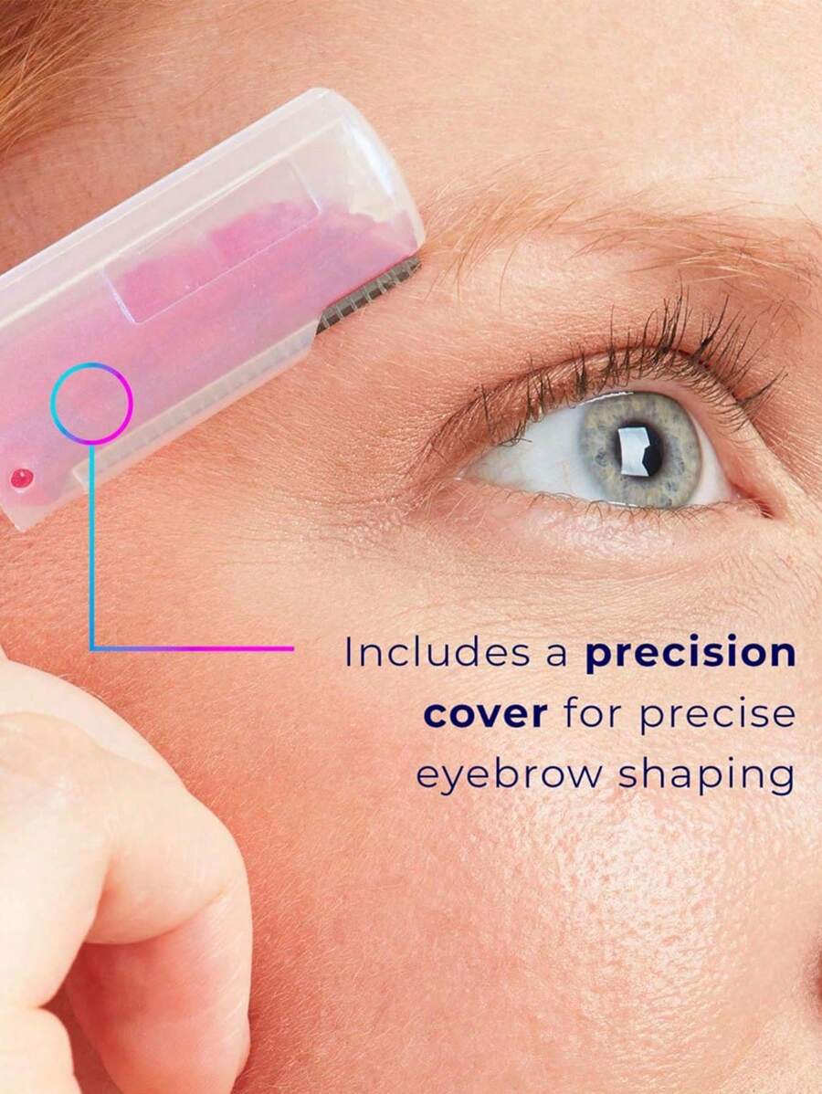 [12/6/3/1pc] [Random Color] Stainless Steel Eyebrow Razor Blades, Women ...