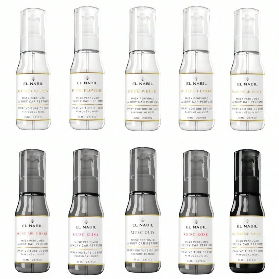 EL NABIL Parfums Spray De Voiture 85ML (10 fragrances aux choix) | Mode ...