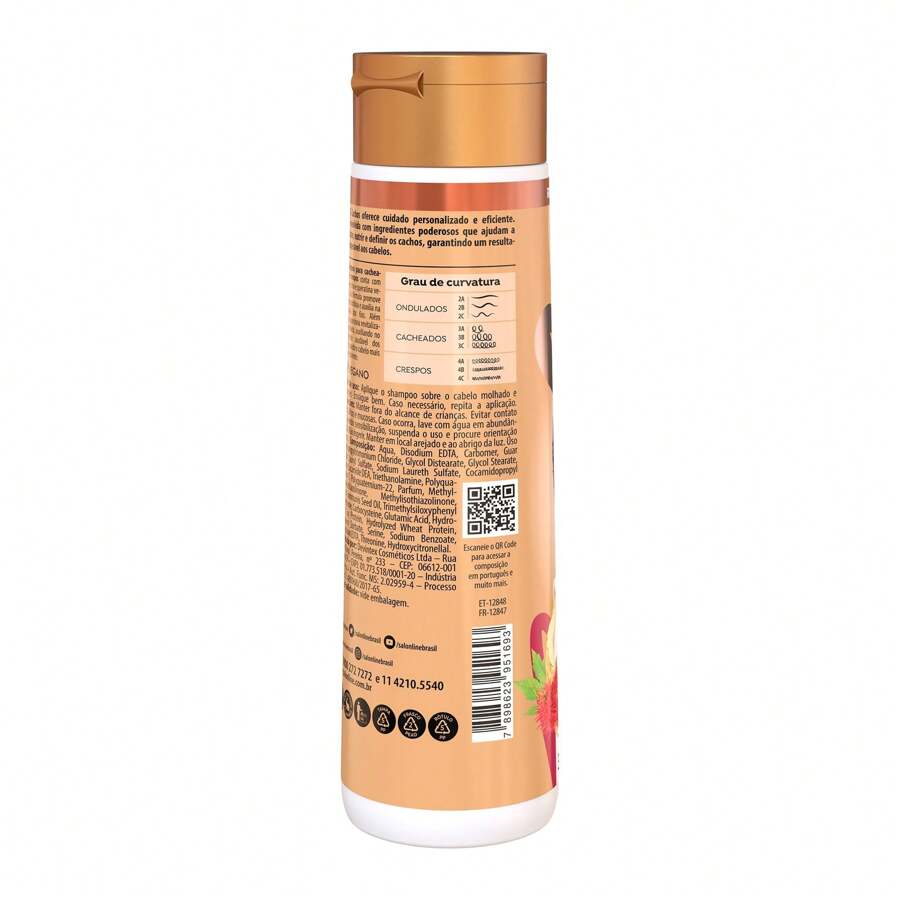 Salon Line Shampoo SOS Cachos Rícino e Queratina Salon Line 300ml ...
