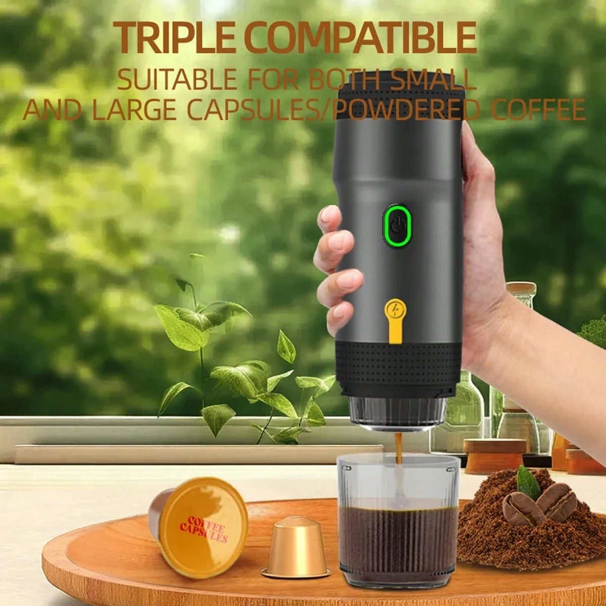 Portable Fully Automatic Espresso Capsule Coffee Machine For Large And ...