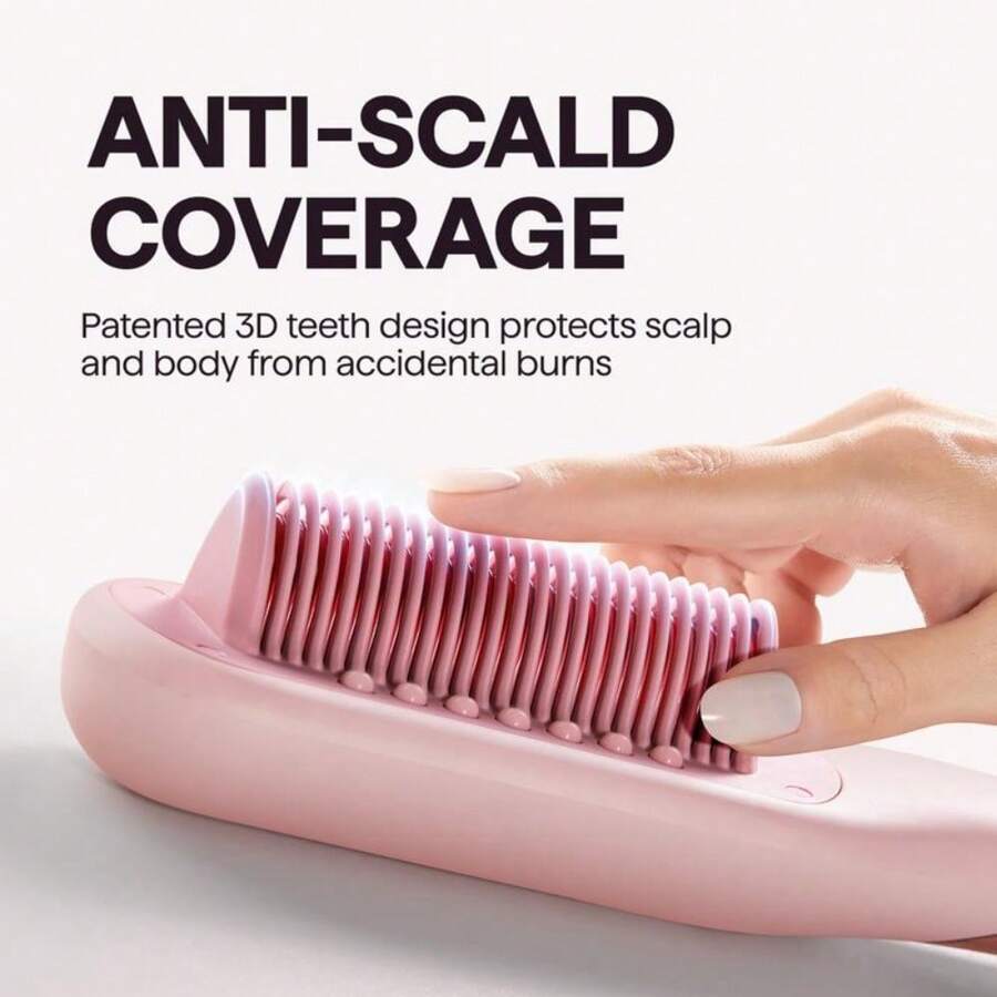 Steamline Pro Steam Straightener Brush-Ultimate Hair Hydration And 3X ...