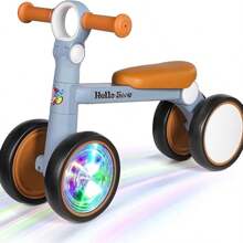 Baby Balance Bike 1 Year Old, 4 Wheels Kids Bike Ride On Toys For 1 2 Year Boys Girls Gifts ...