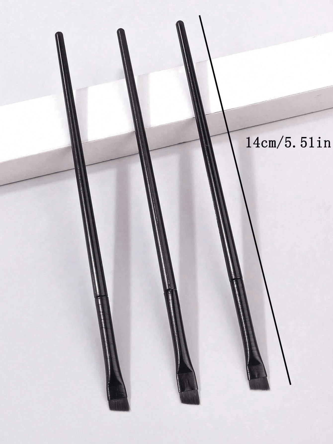 3pcs/Set Sickled Eye Liner Brush & Brush Makeup Brush, Liquid Eyeliner ...