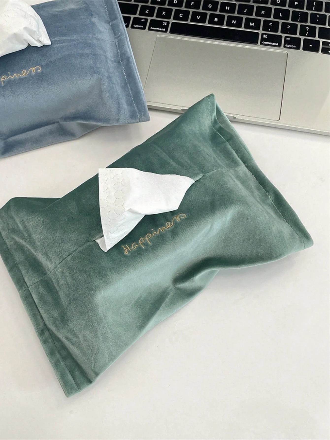 Embroidered Velvet Tissue Bag For Extracting Paper, Used For Extracting ...