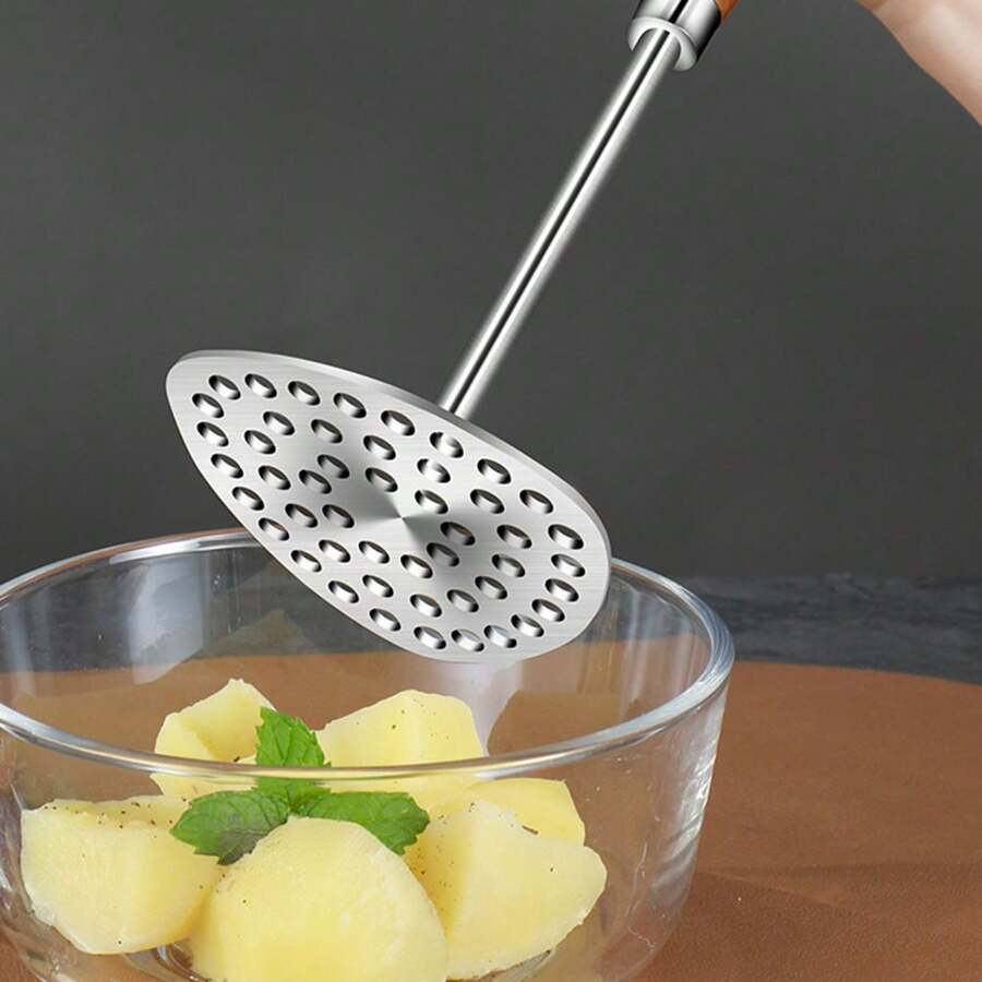 1pc Potato Masher, Hand Held Potato Masher, Stainless Steel Potato ...