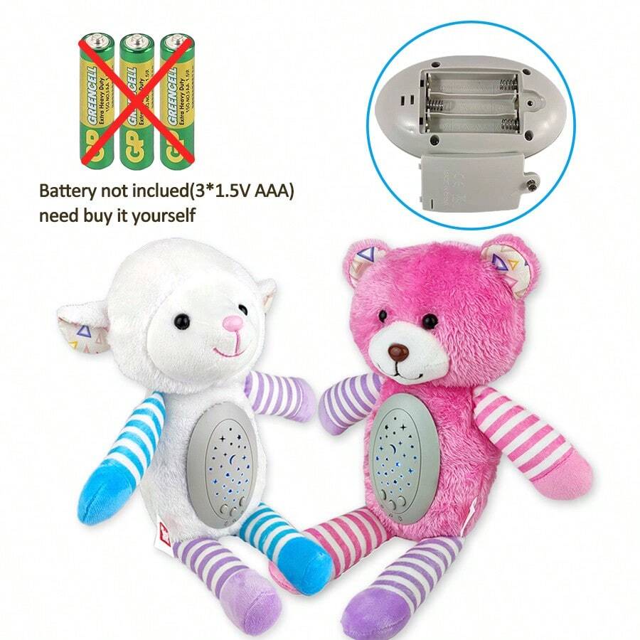 Creative Starry Sky Projection Plush Toys Light Up Sensory Projection ...