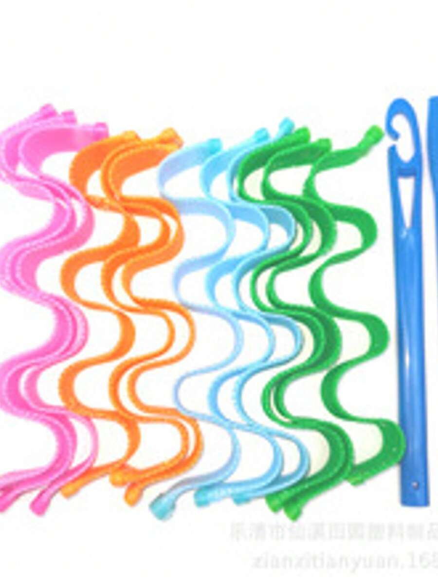 30pcs Hair Curler No Damage Hair Curling Cylinder Hair Tray Water ...