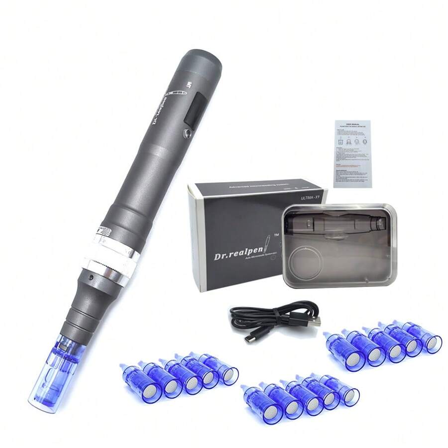 Derma Pen Professional Micro Skin Pen Wireless Electric Dermapen With ...