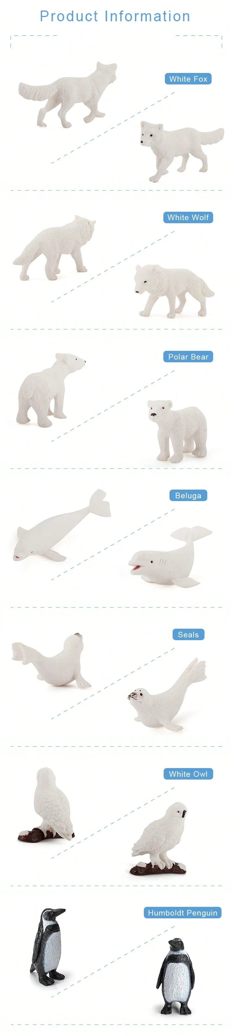 STEM Arctic Animal Models - Great For School Projects & Dioramas ...