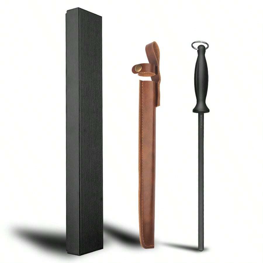 12 Inch Knife Sharpening Honing Rod, Professional Kitchen Knife ...