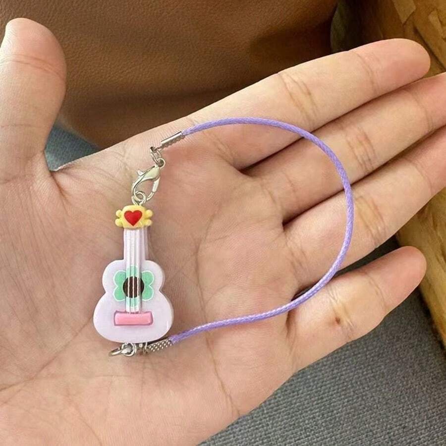 LABUBU Miniature Guitar Hollow Body Model Scene Accessories, Cute Tiny ...