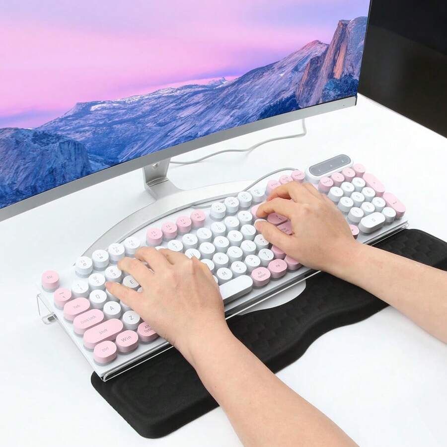 Comfortable Keyboard Stand And Wrist Rest - Ergonomic Computer Keyboard ...