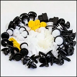 70 Pcs Tesla Clips Tesla Bumper Liner Push Retainer Fastener Rivet ...