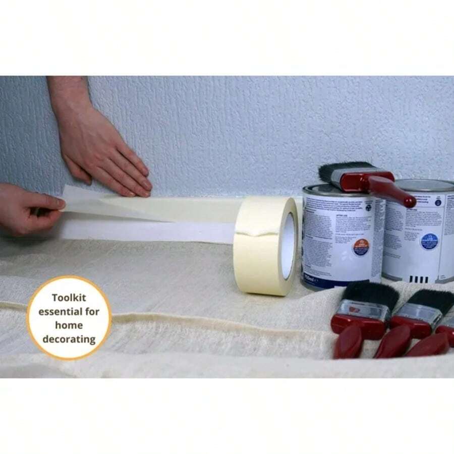 Masking Tape 2 Inch X 20 Yards - Strong Adhesive Tape For Painting ...