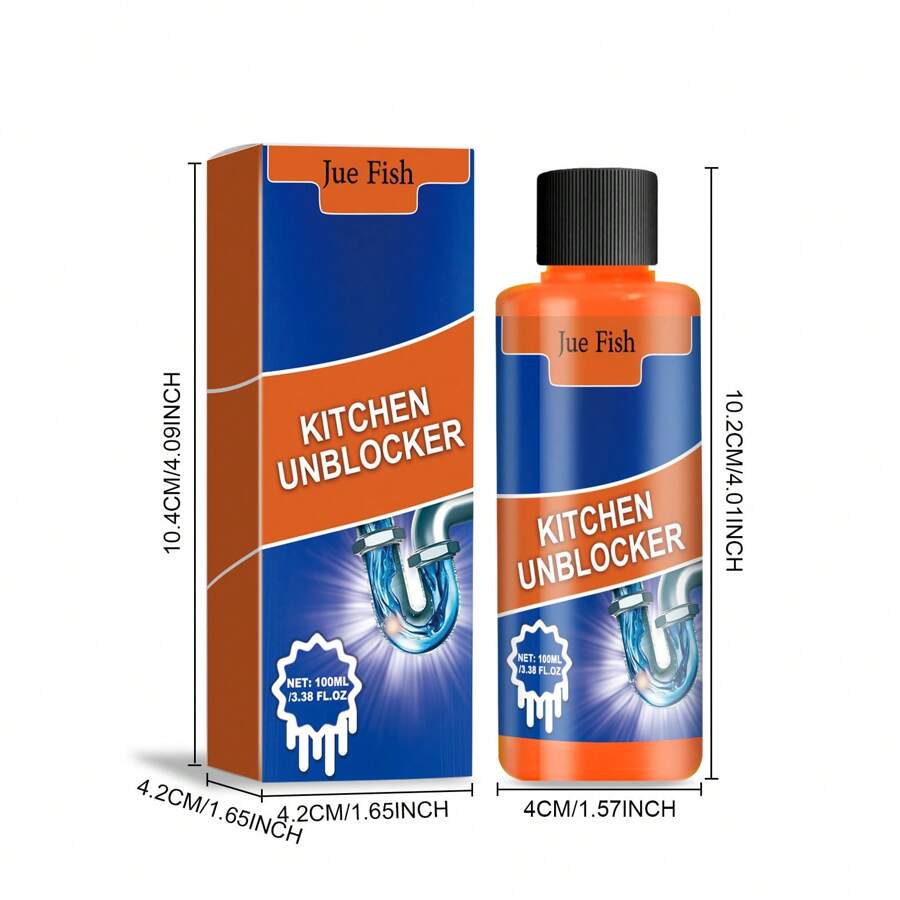 1cs Super Strong Drain Cleaner To Drain Your Kitchen Sink, Toilet And ...