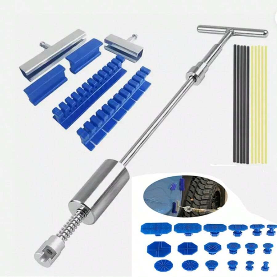 Paintless Dent Repair Tools Car Puller Removal Kit Slide Hammer Reverse ...