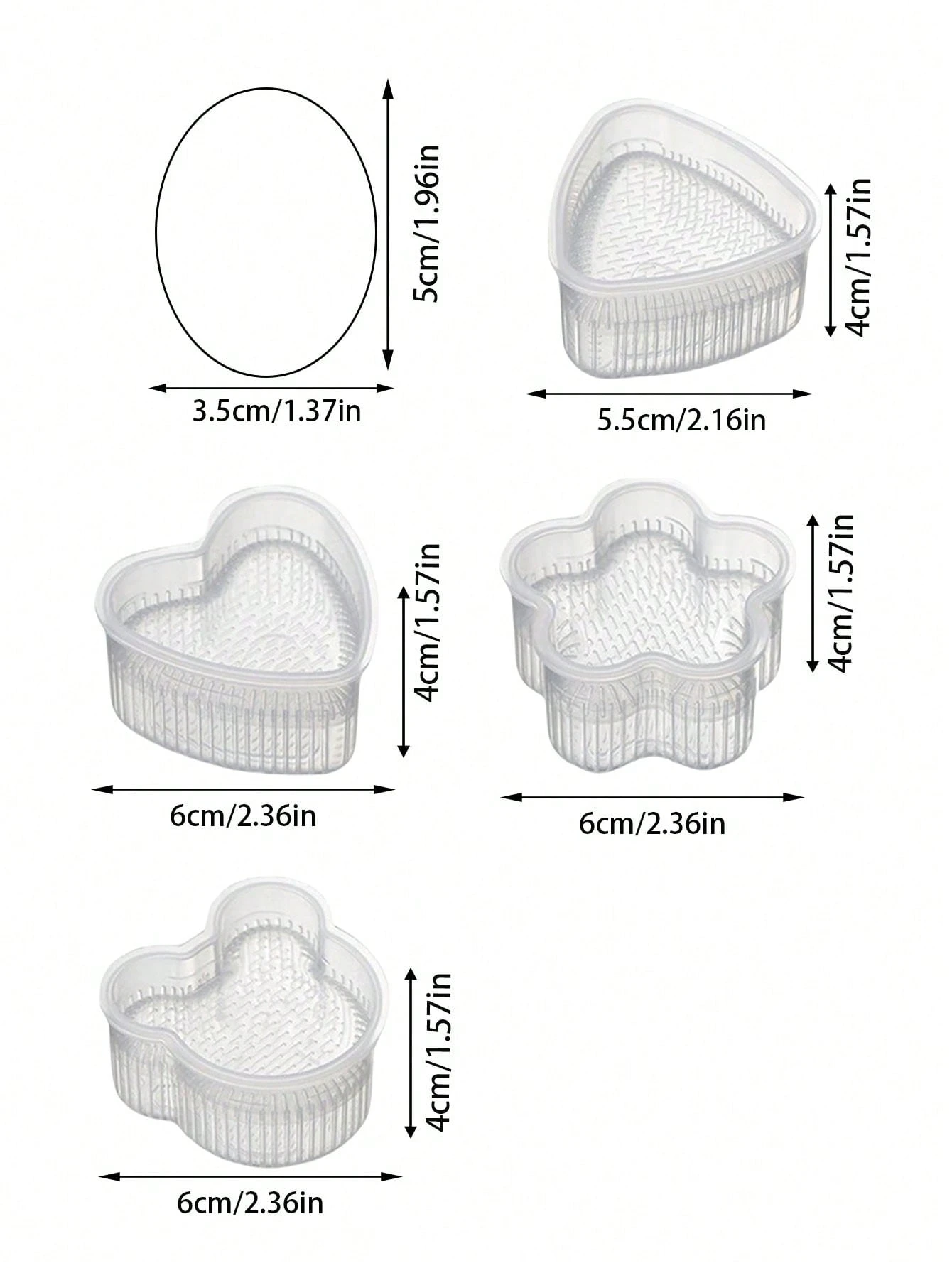 1pc/4pcs DIY Bento Molds, Sushi Molds, Rice And Vegetable Roll Molds ...
