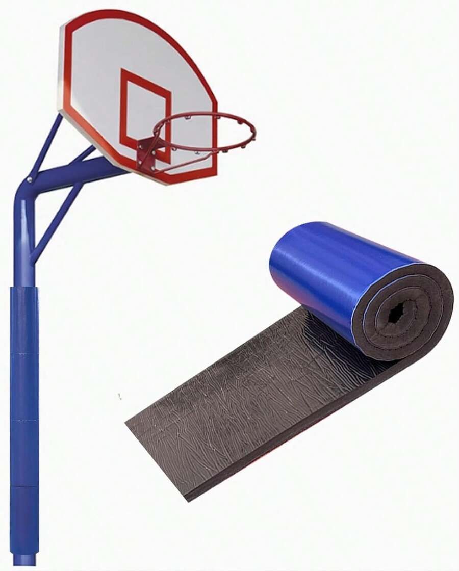 Basketball Pole Pad – Weatherproof Padding For Round & Square ...