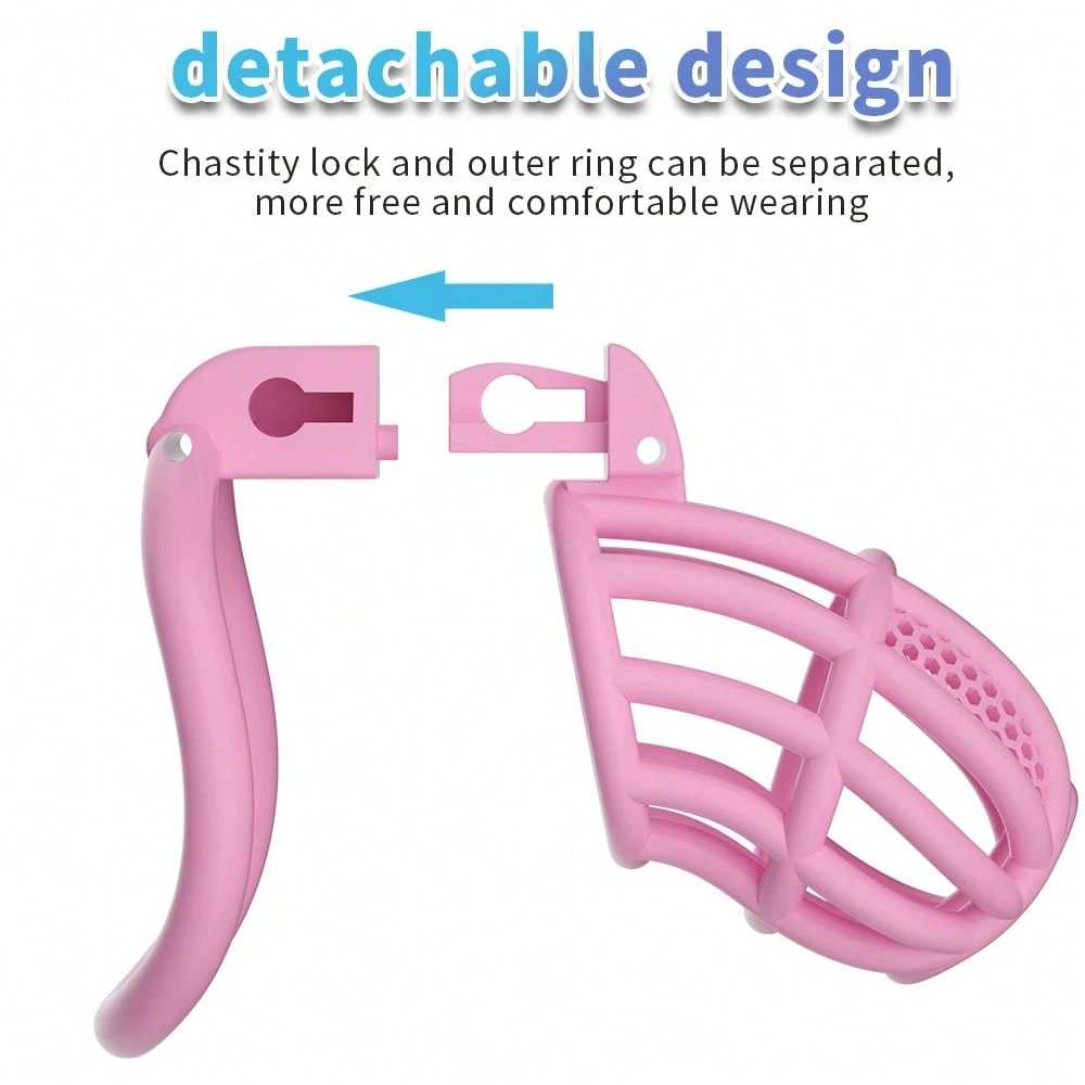 Jaula de castidad masculina, cerradura uretral, juguete sexual, anillo peniano con productos SM ...