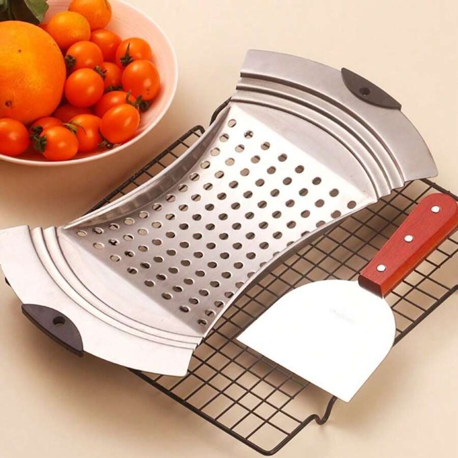 Stainless Steel Spaetzle Maker Lid With Scraper Traditional German Egg ...