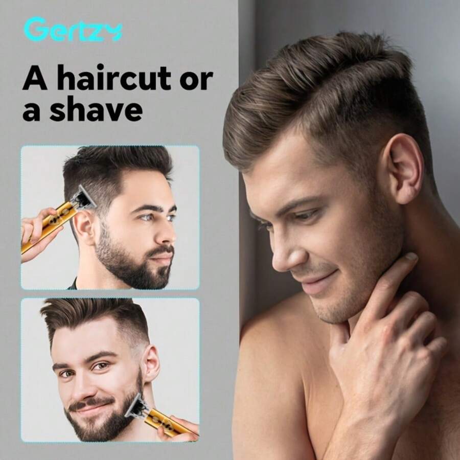 GERTZY Men's Professional Grooming Set - Electric Shaver, Hair Trimmer ...