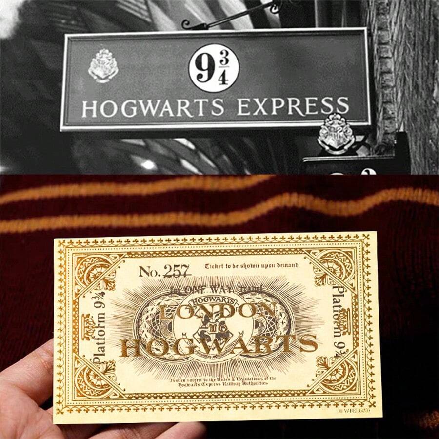 New 2025 Gringotts Train Ticket - Anime Peripheral Prop - Cosplay Movie ...