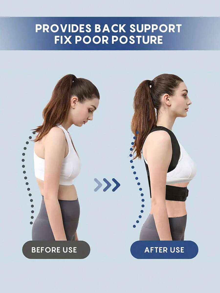 Back Brace Posture Corrector For Men And Women - Adjustable Posture ...