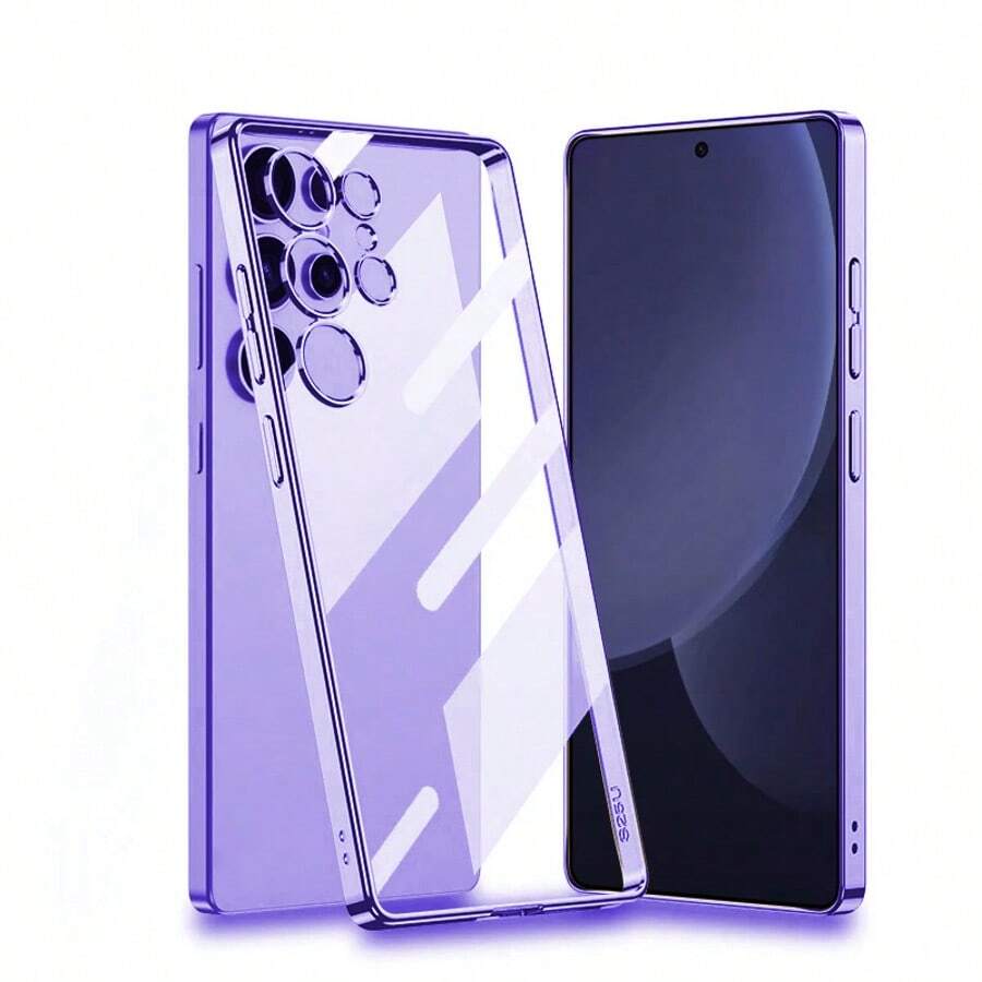 Capa transparente espelhada de alta qualidade para Samsung Galaxy S25 S25Plus S25Ultra A16 A26 ...