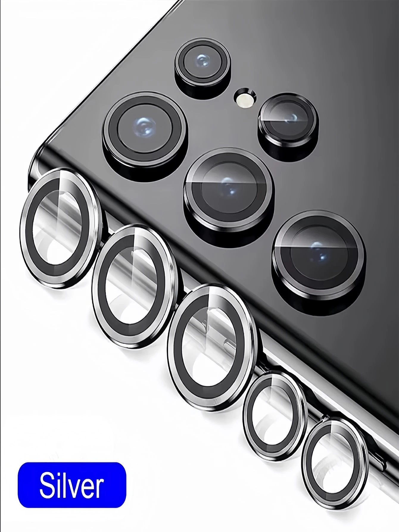 1Set Alloy Camera Protection Glass Compatible With Samsung Galaxy S25 ...