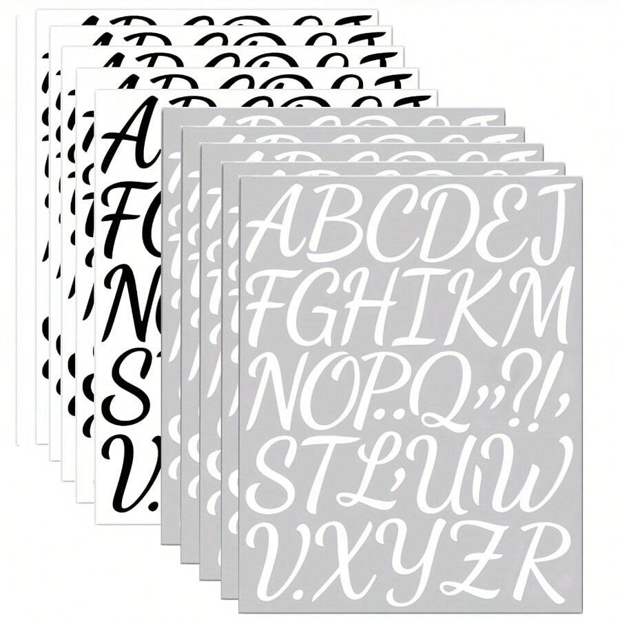 180/216pcs Vinyl Alphabet Stickers, 2-Inch Self-Adhesive Waterproof ...