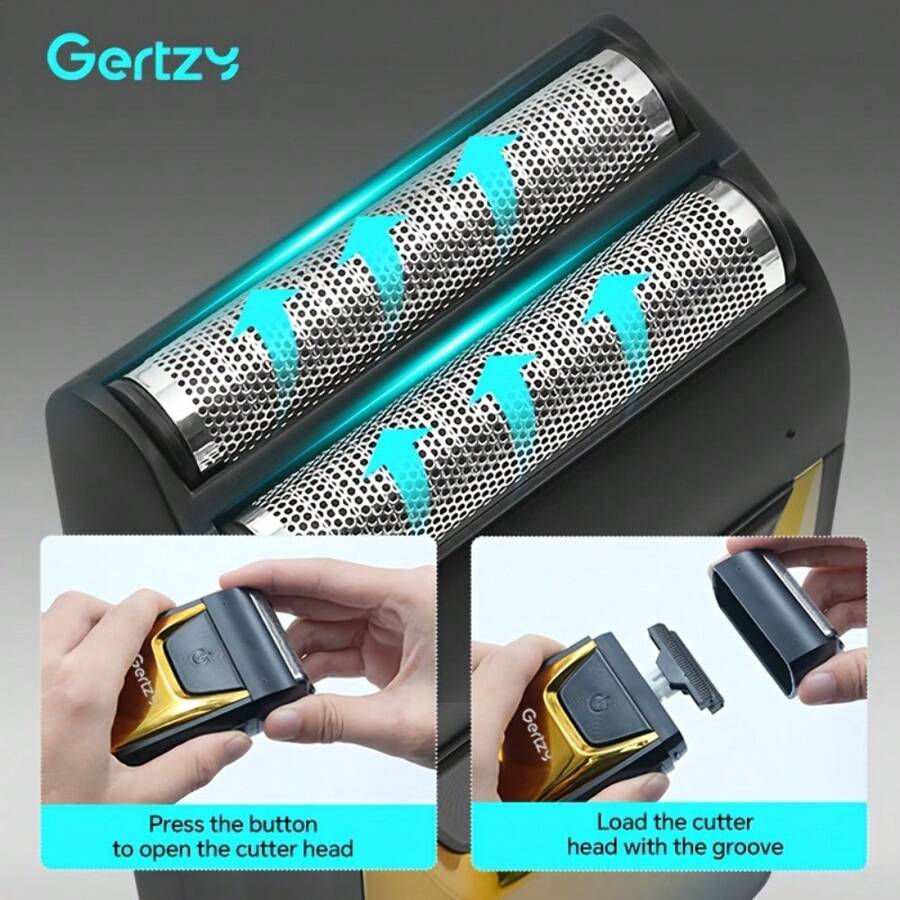 GERTZY Men's Professional Grooming Set - Electric Shaver, Hair Trimmer ...