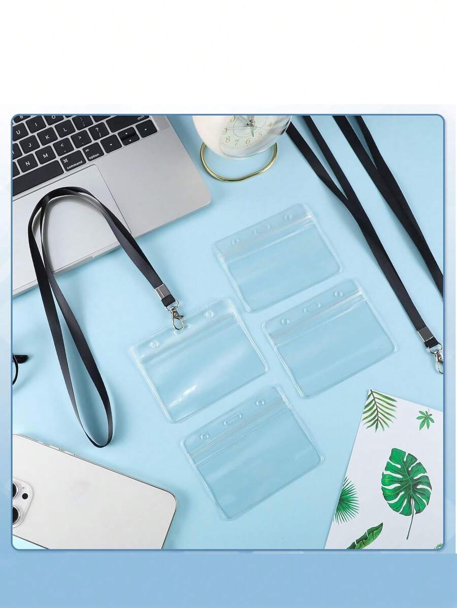 1/10/12 Pcs School Office Team Staff Use Name Tag Hanging Ropes With ID ...