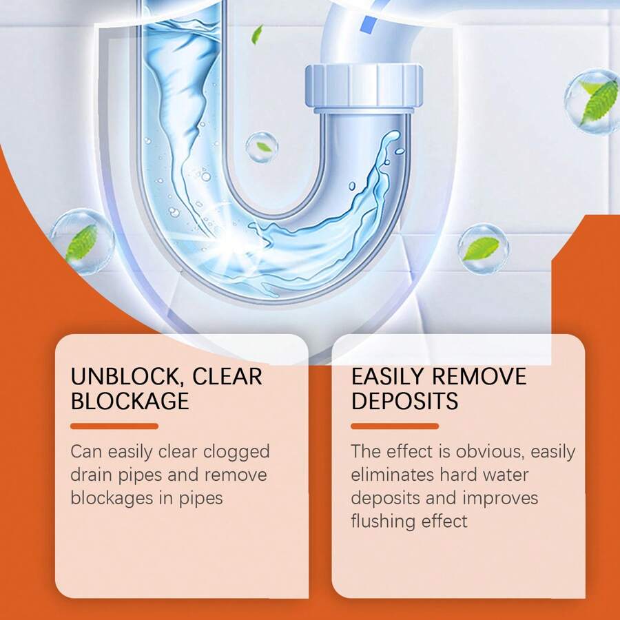 1cs Super Strong Drain Cleaner To Drain Your Kitchen Sink, Toilet And ...