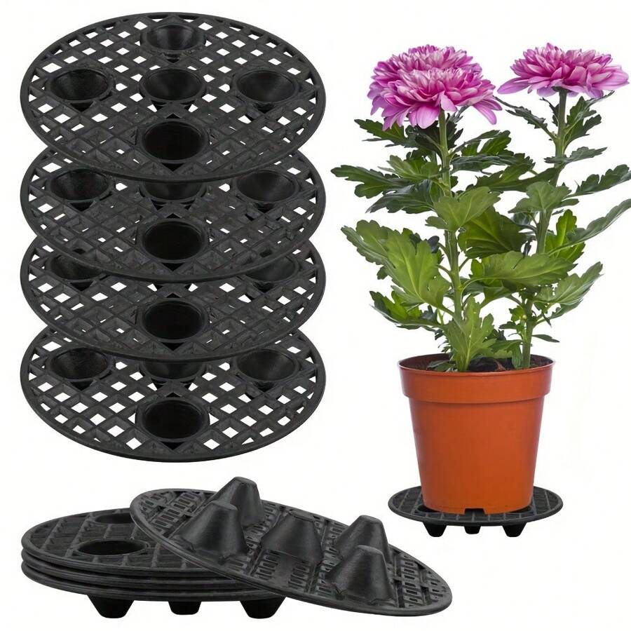 20cm Wooden Plant Stand Flower Pot Base Riser, Deck Floor Protective ...