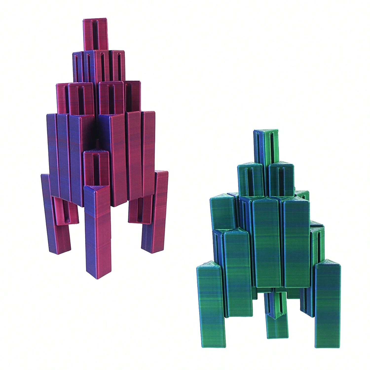 3D Printed Decompression Cube, Sensory Fidget Toy, Cubic Rectangular ...