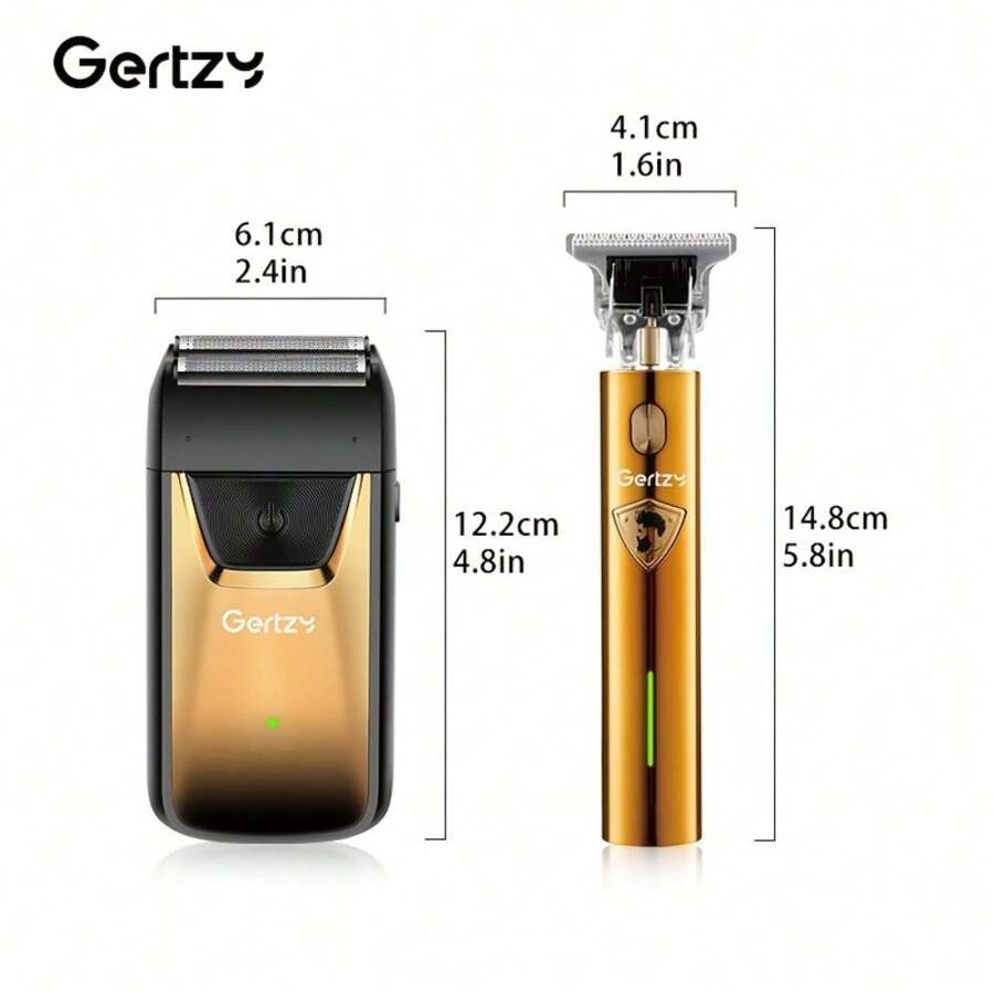 GERTZY Men's Professional Grooming Set - Electric Shaver, Hair Trimmer ...