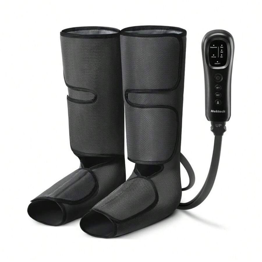 Nekteck Leg Massager With Air Compression Foot And Calf Massage Machine For Circulation And