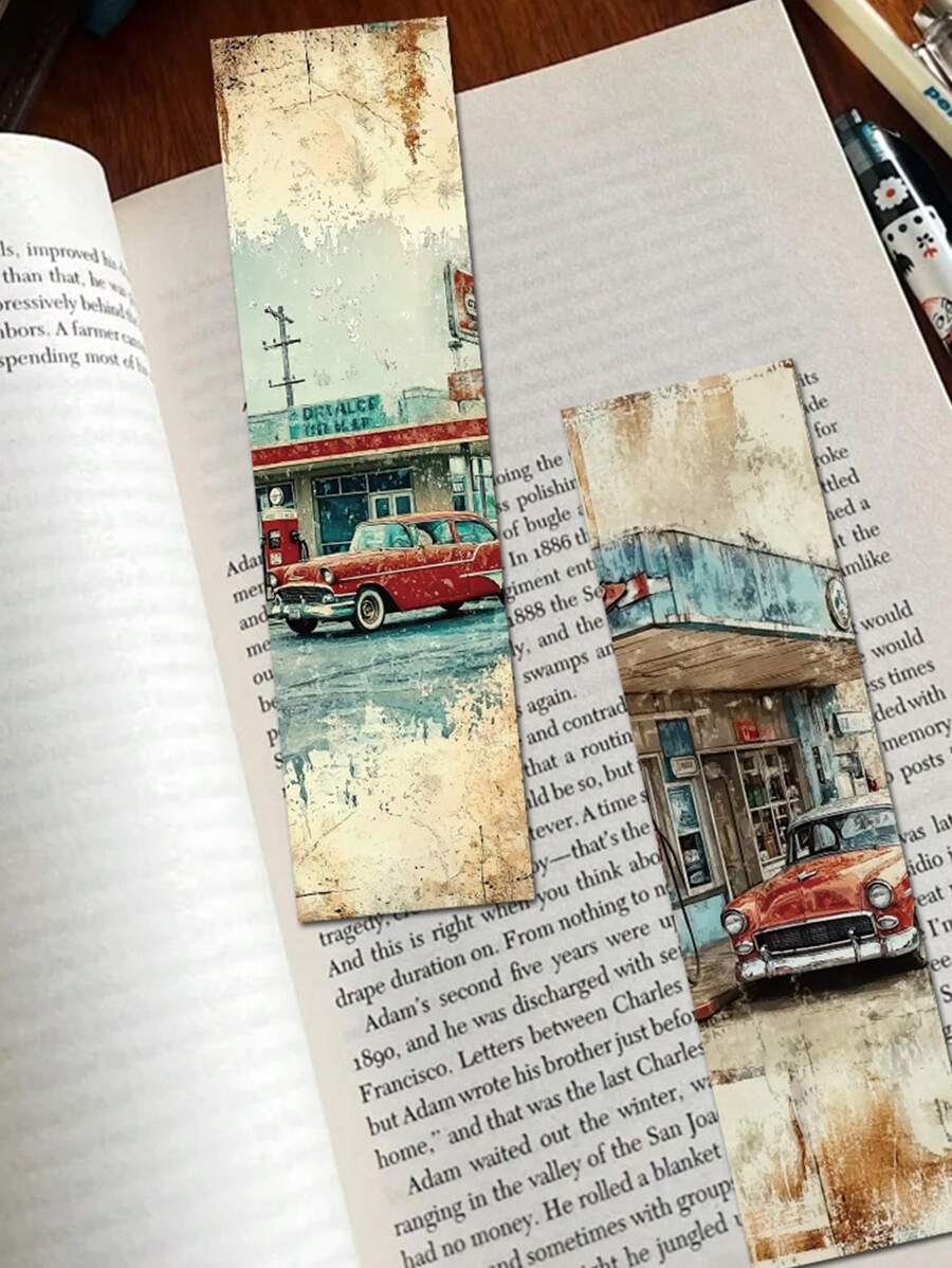 SCXXBSW 30pcs Retro And Old Creative Graffiti Bookmark Decoration Book ...