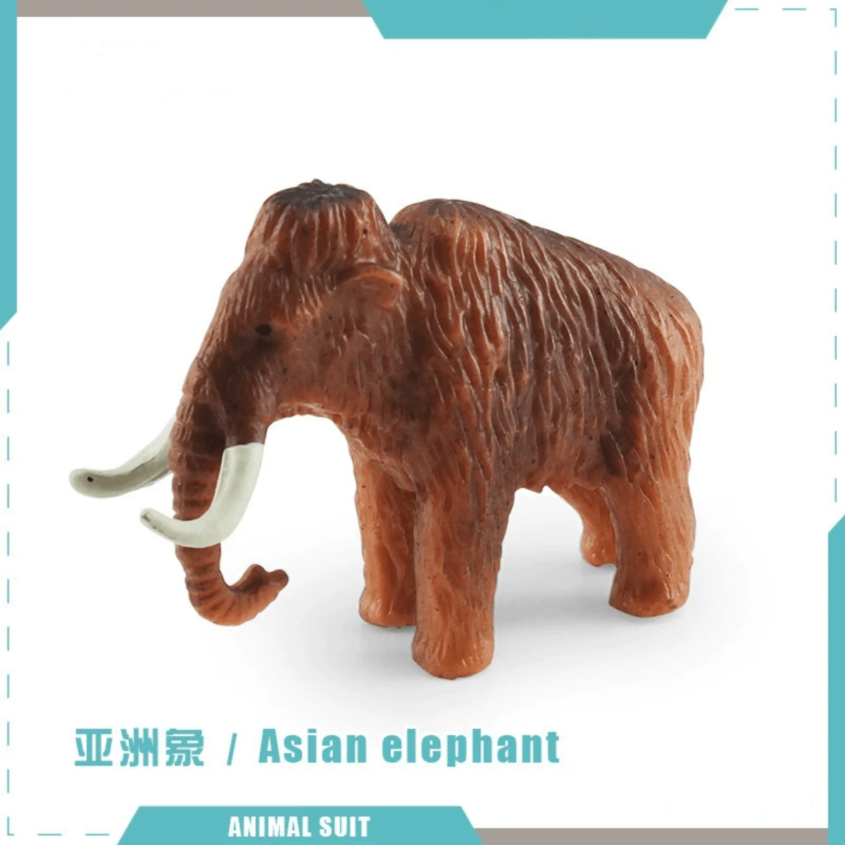 Realistic Asian Elephant, American Lion, Arctic Wolf, Raccoon, Woolly ...