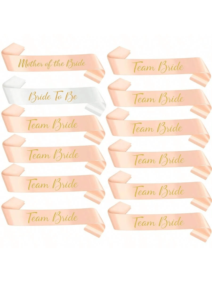 12pcs Hen Party Sashes Set Bride Tribe Sashes Bride To Be Mother Of ...