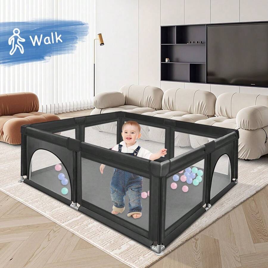 Baby Playpen 120*120cm Baby Playpen, Children's Fence With Anti ...