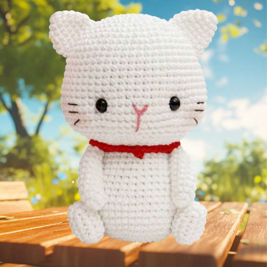 DIY Cat Crochet Kit For Beginners, Amigurumi Stuffed Animals - Gift ...