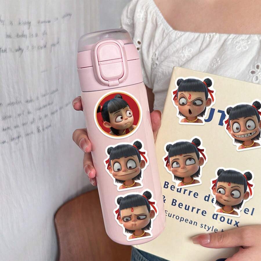 50PCS Nezha Stickers Vinyl Aesthetics Stickers, Decals, Scrapbooking ...